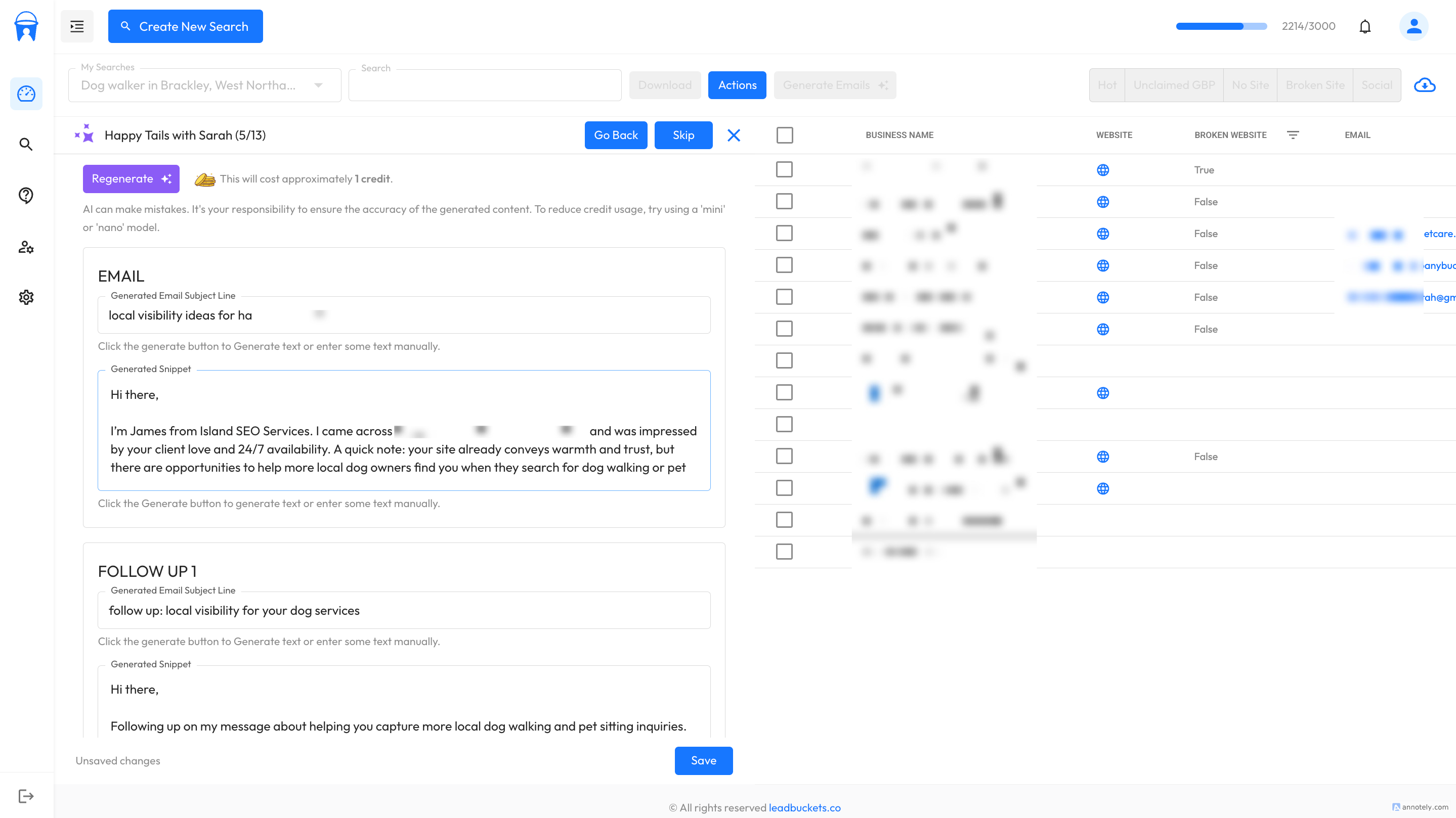 AI Cold Email Generator